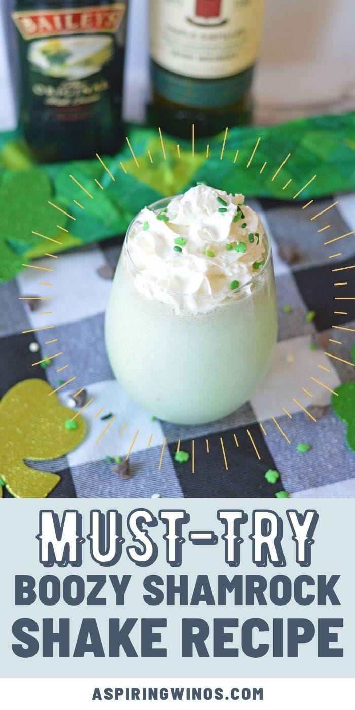 Boozy Shamrock Shake Recipe - Aspiring Winos