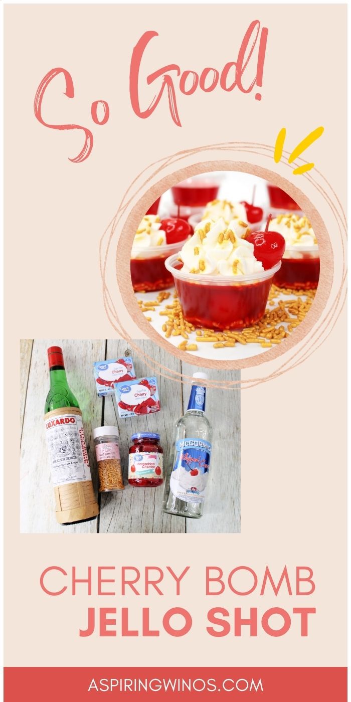 Cherry Bomb Jello Shot Recipe - Aspiring Winos