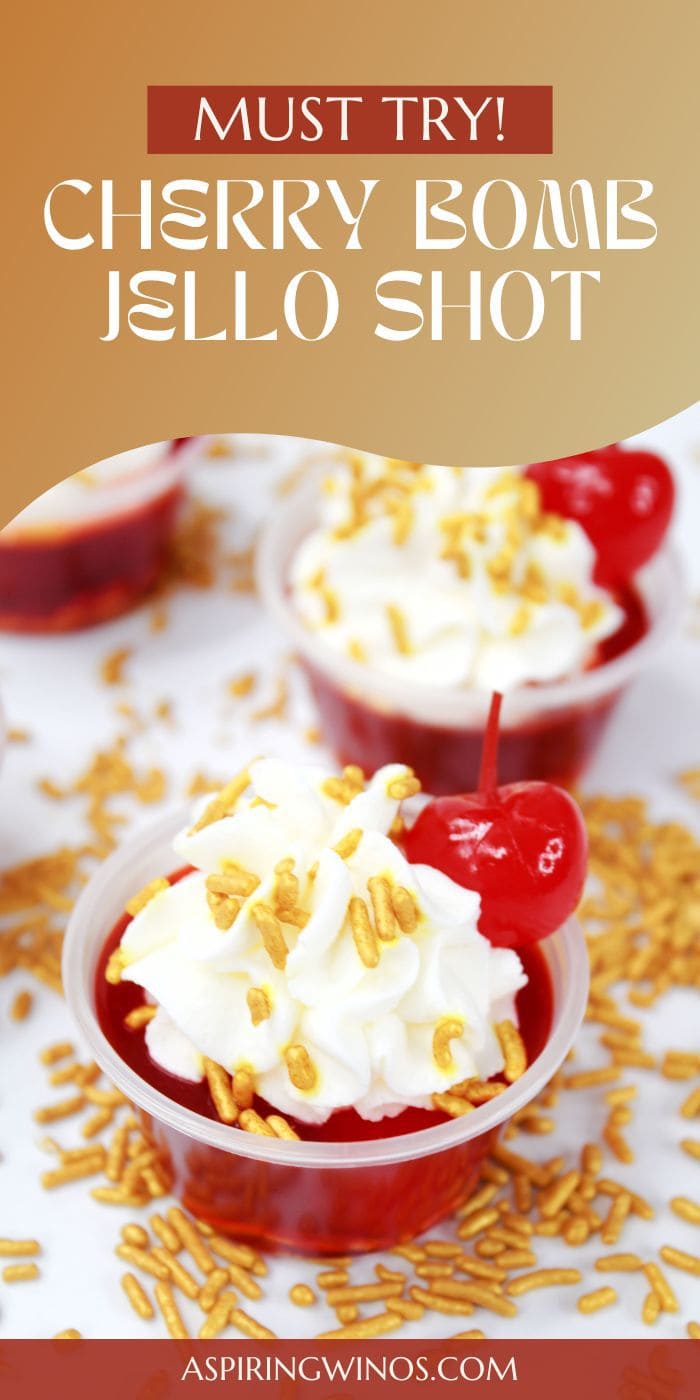 Cherry Bomb Jello Shot Recipe - Aspiring Winos