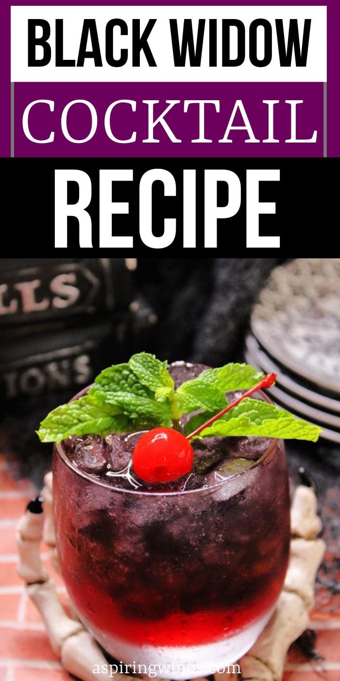 Black Widow Cocktail Recipe - Aspiring Winos