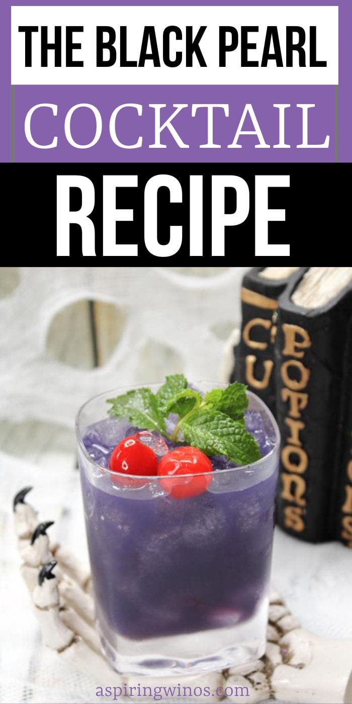 The Black Pearl Cocktail Recipe - Aspiring Winos