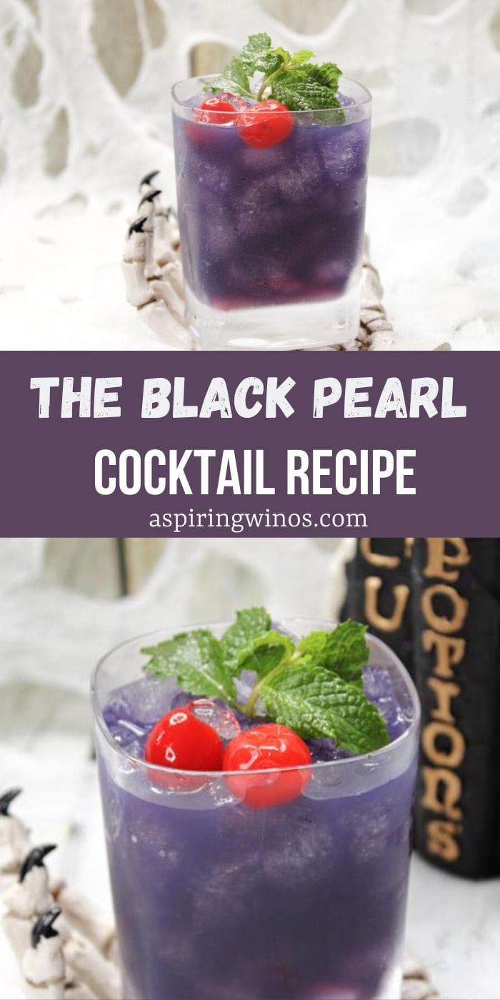 The Black Pearl Cocktail Recipe - Aspiring Winos