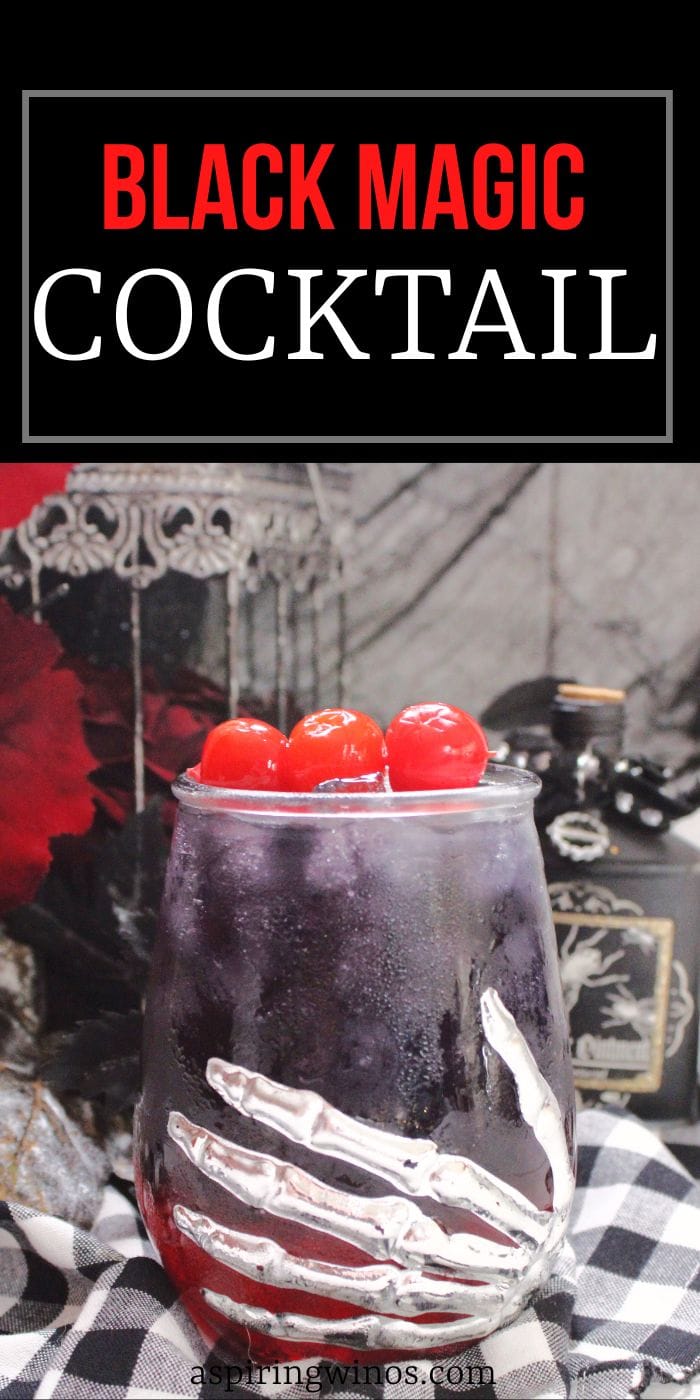 Black Magic Cocktail - Aspiring Winos