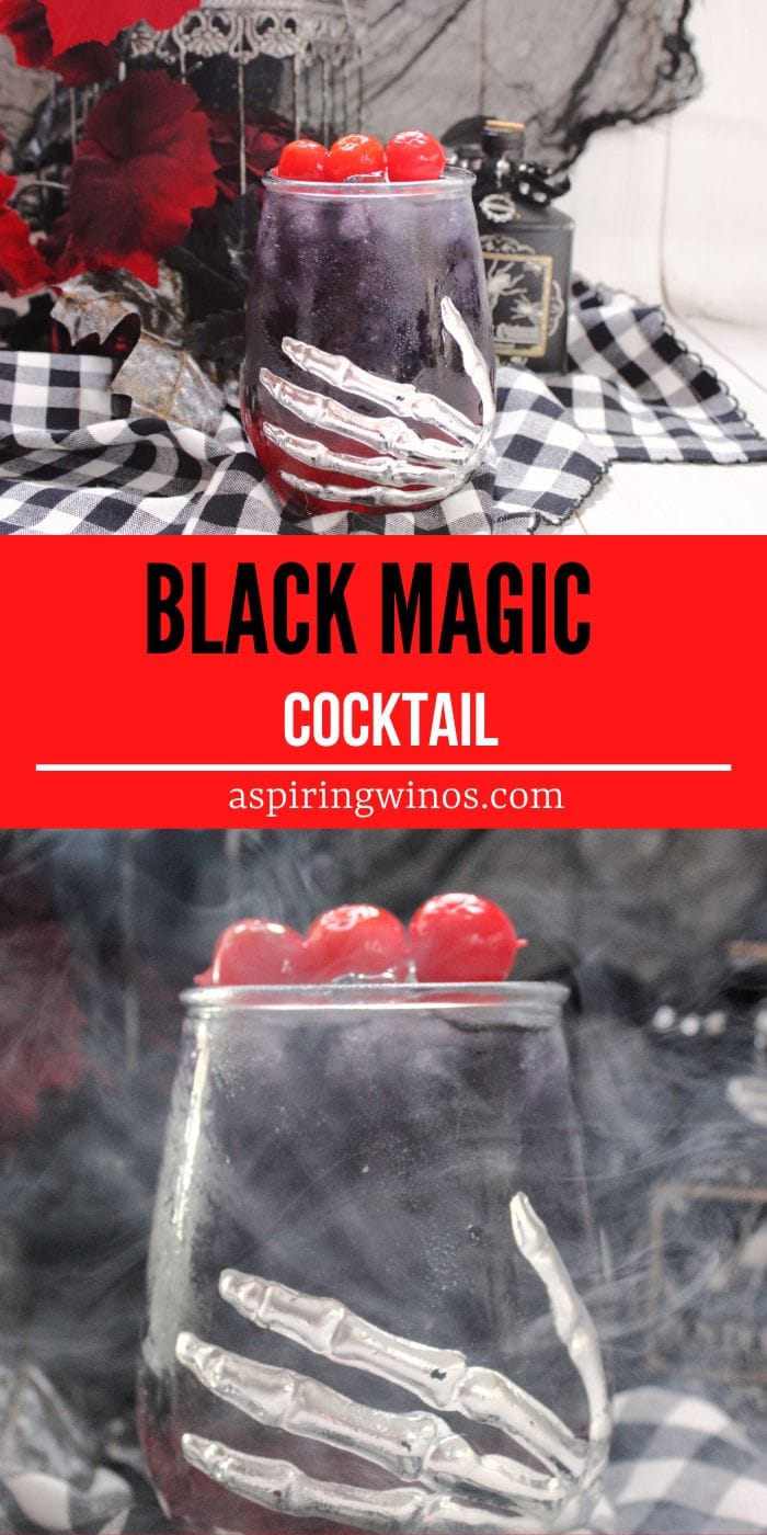 Black Magic Cocktail - Aspiring Winos