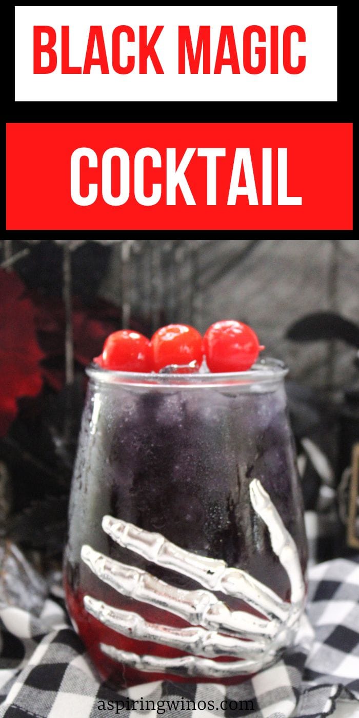 Black Magic Cocktail - Aspiring Winos