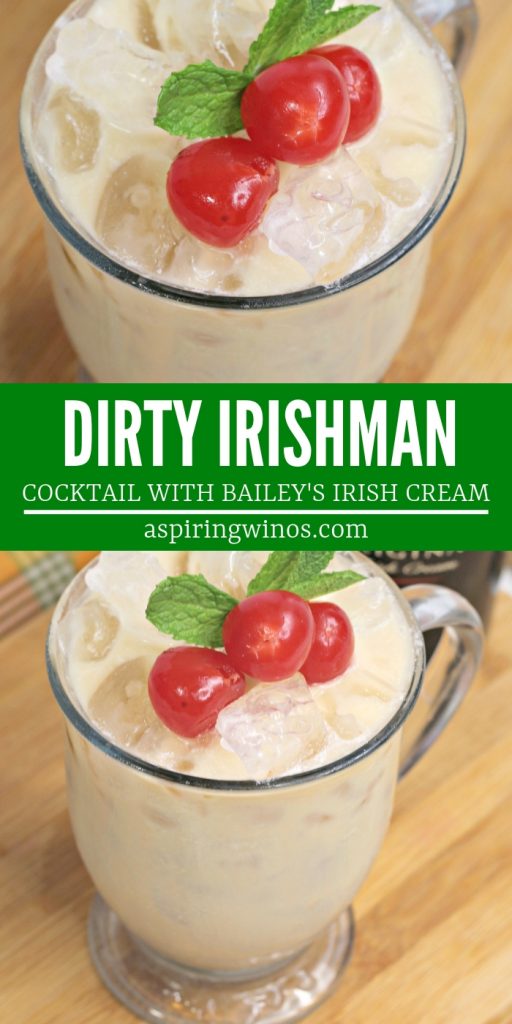 Dirty Irishman Cocktail With Bailey's Irish Cream - Aspiring Winos