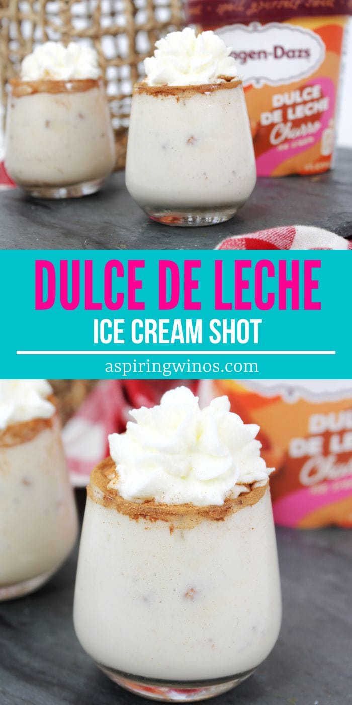 Dulce De Leche Ice Cream Shooter - Aspiring Winos