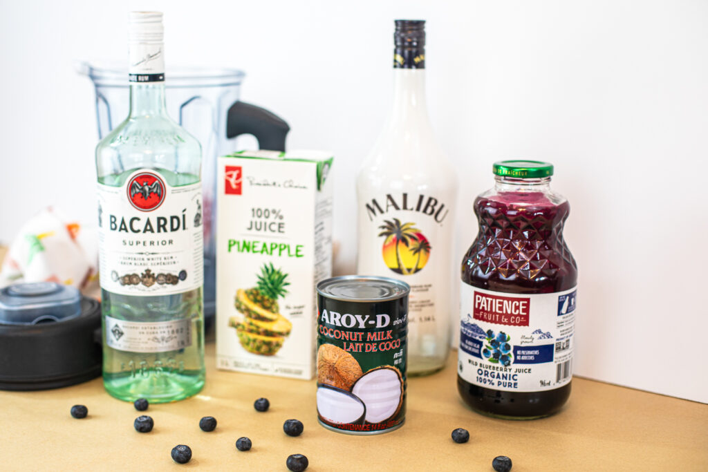 Easy Blueberry Colada Cocktail: Two Ways! - Aspiring Winos