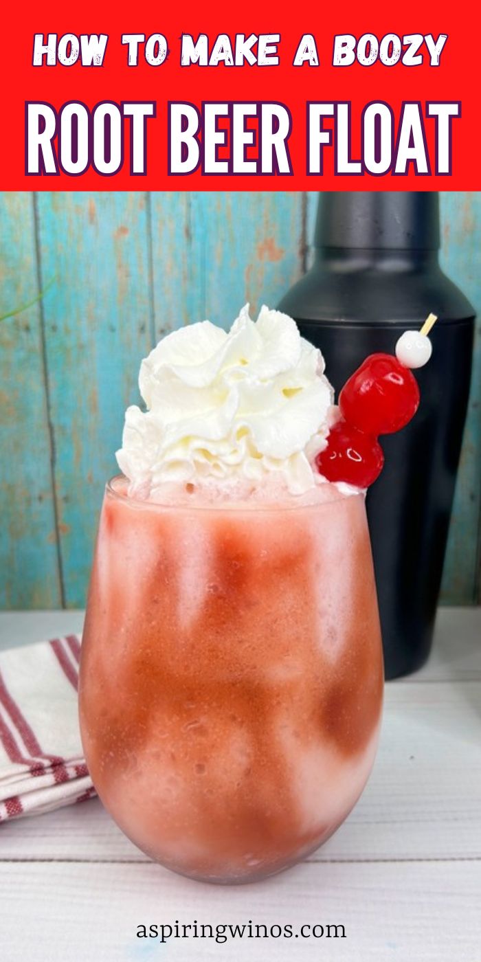 How to Make a Boozy Frozen Root Beer Float Cocktail - Aspiring Winos
