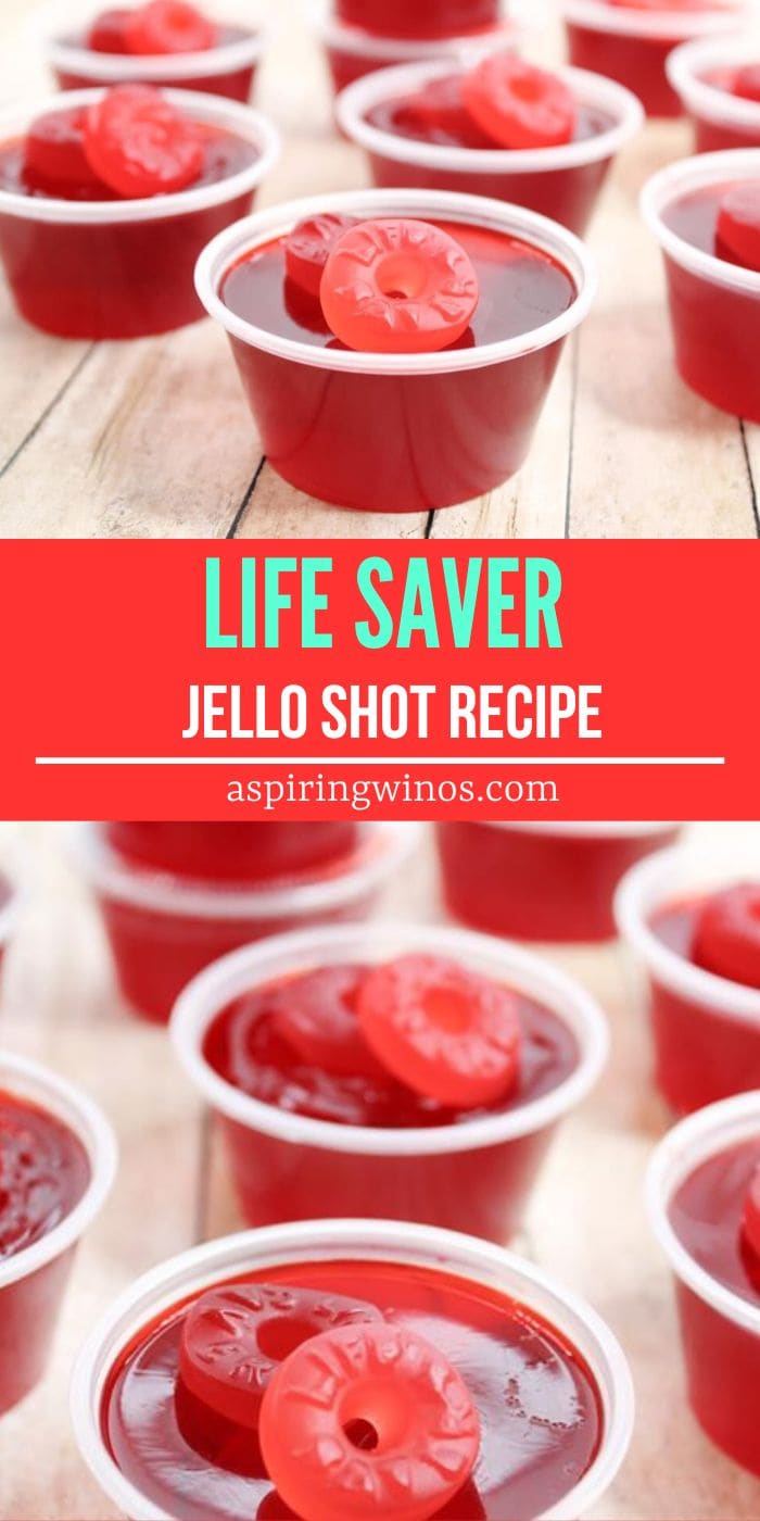 Cherry Lifesaver Jello Shot Recipe - Aspiring Winos