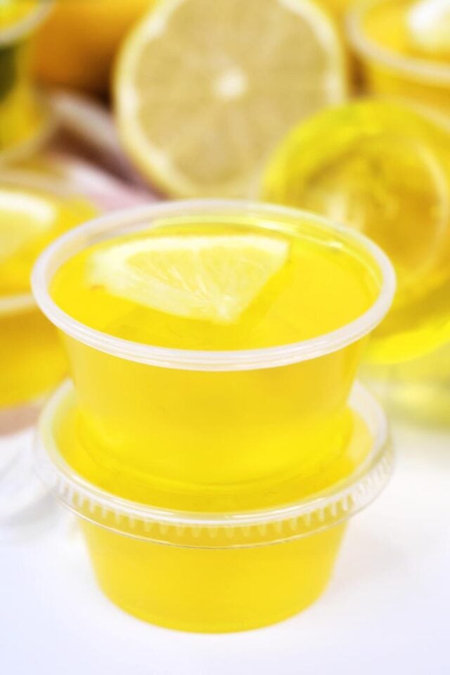 Lovely Lemon Drop Jello Shot Recipe - Aspiring Winos