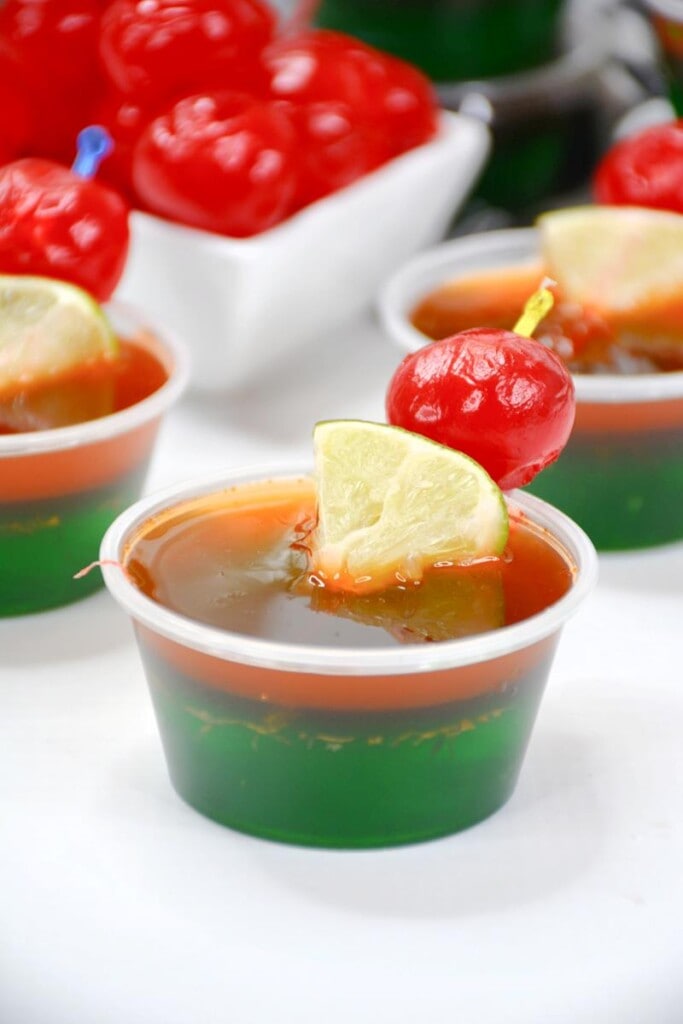 Midori Sunset Jello Shot Recipe - Aspiring Winos