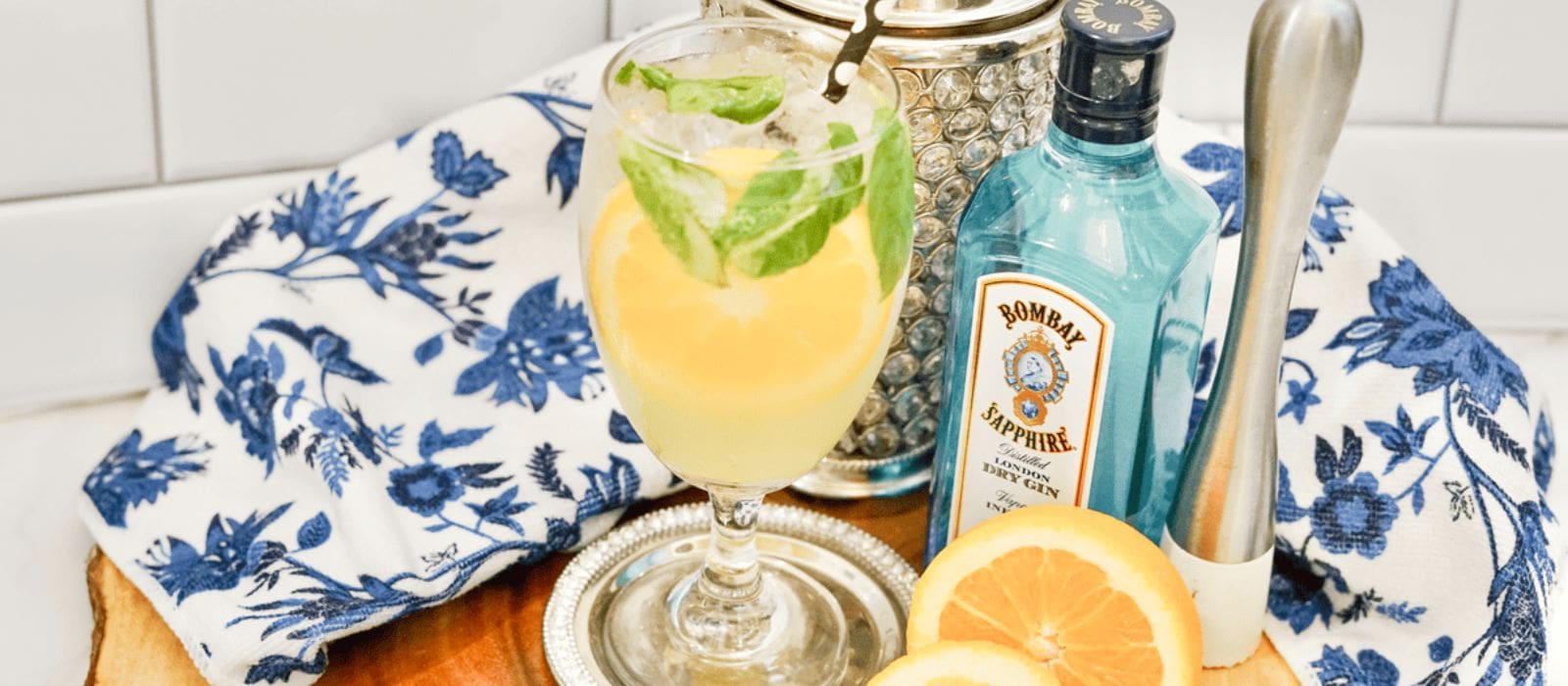 Orange Gin Basil Smash - Aspiring Winos