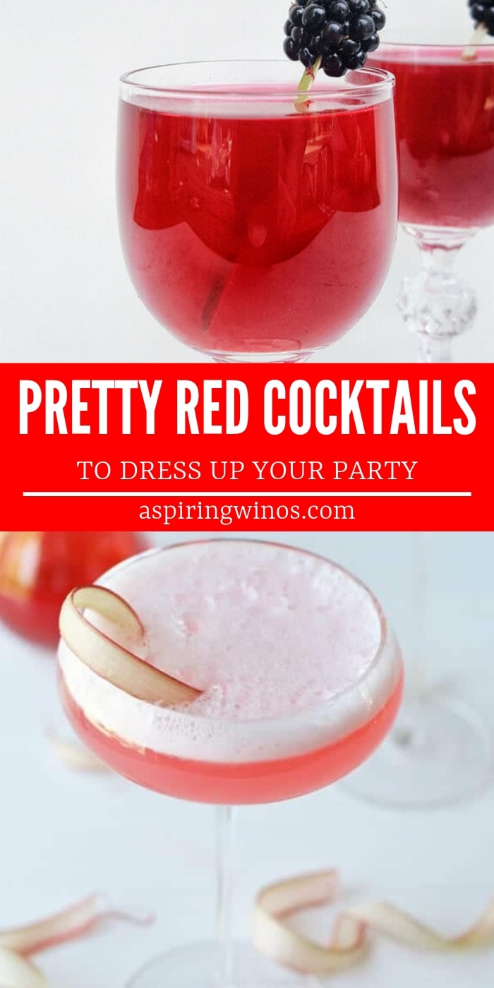 Pretty Red Cocktail Recipes - Aspiring Winos
