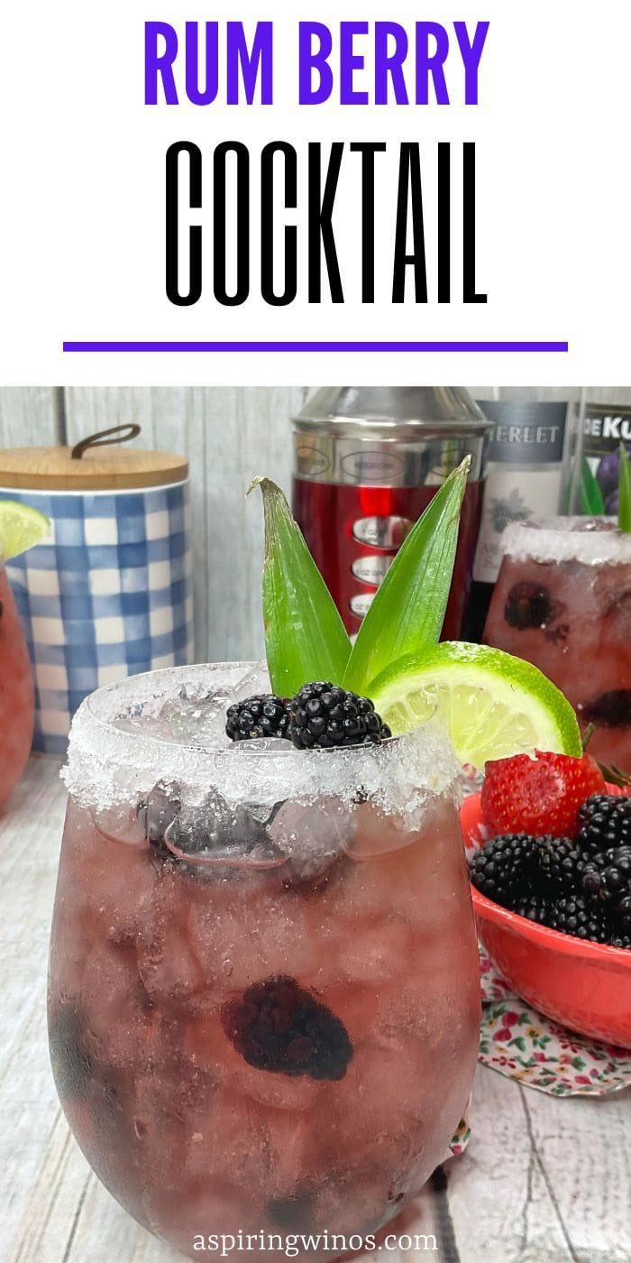 Rum Berry Cocktail - Aspiring Winos