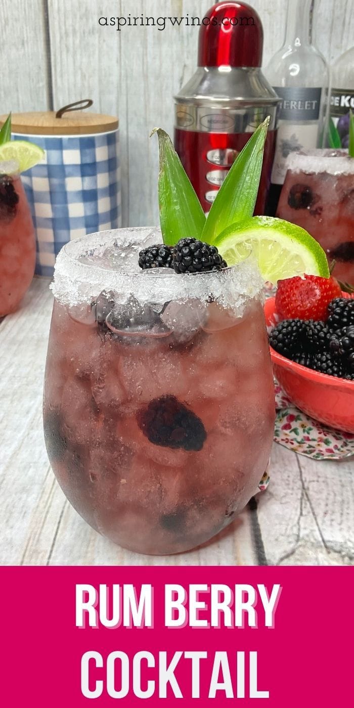 Rum Berry Cocktail - Aspiring Winos