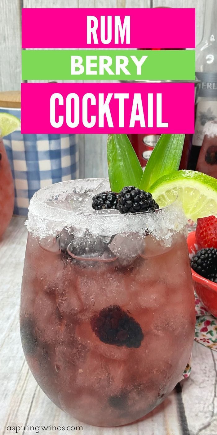 Rum Berry Cocktail - Aspiring Winos