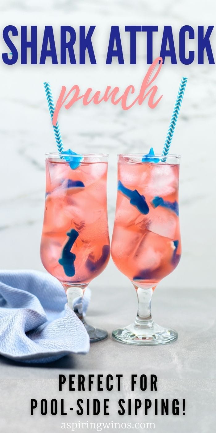 Shark Attack Punch Cocktail/Mocktail Recipe - Aspiring Winos