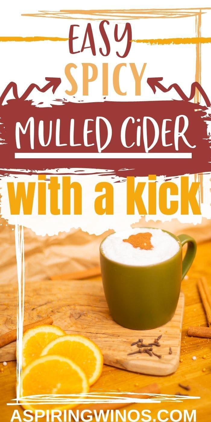 Super-Easy Spicy Mulled Cider with a Kick - Aspiring Winos