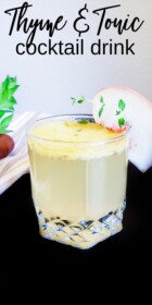Easy & Delicious Thyme & Tonic Cocktail - Aspiring Winos
