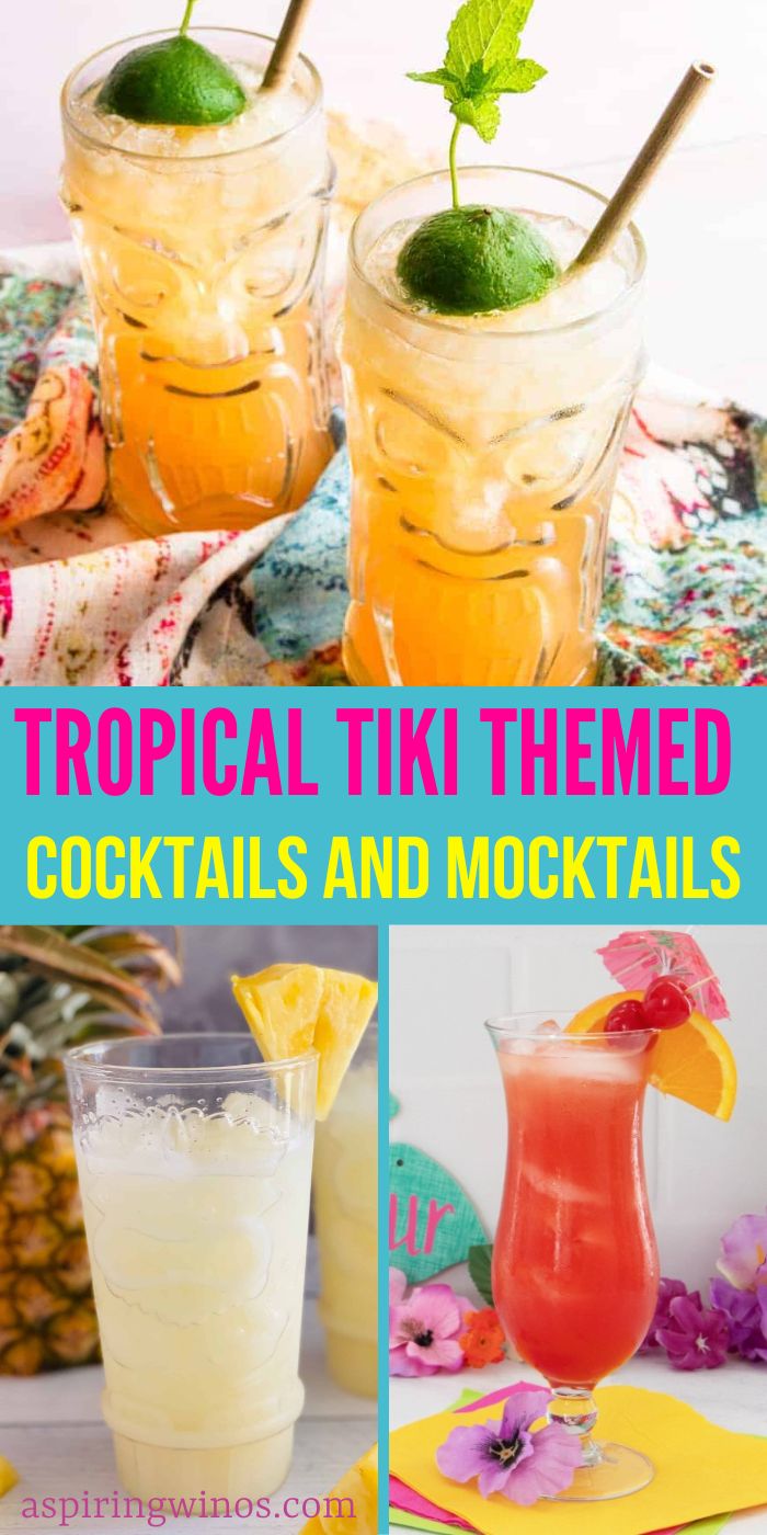 Tropical Tiki Themed Drinks You Need to Try - Aspiring Winos