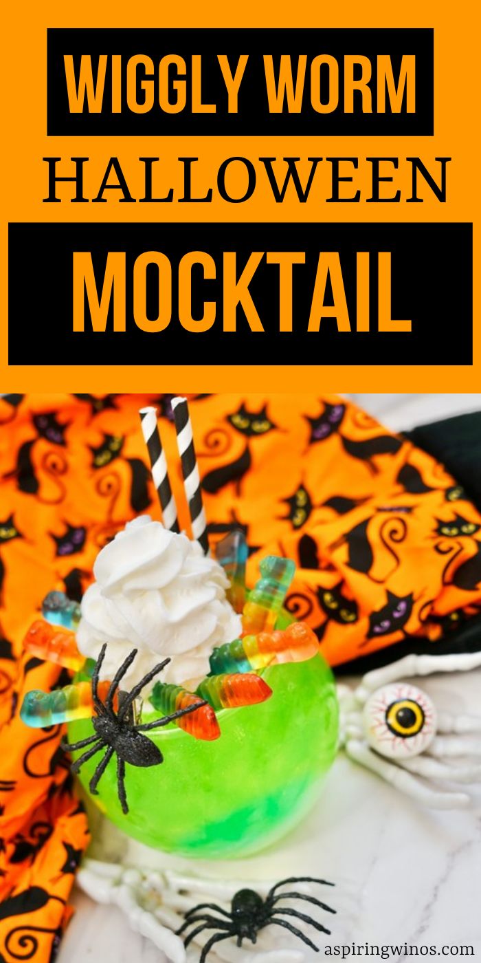 Spooky Sips: How to Make a Wiggly Worm Halloween Mocktail - Aspiring Winos