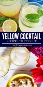 22 Yellow Cocktail Recipes For a Themed Party - Aspiring Winos